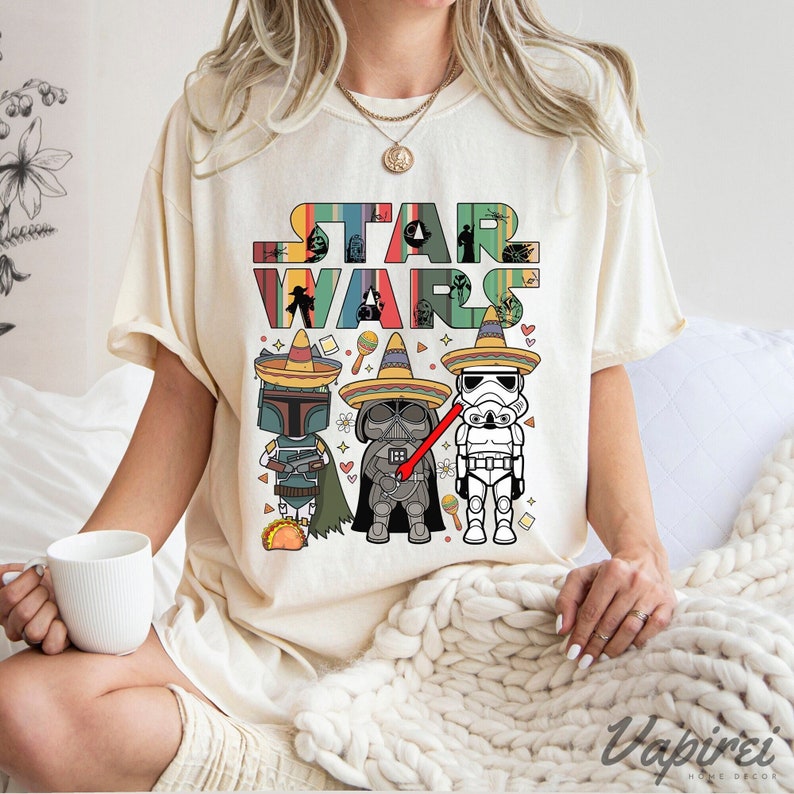 Star Wars Darth Vader Stormtrooper Custom Cinco de Mayo Shirt ...