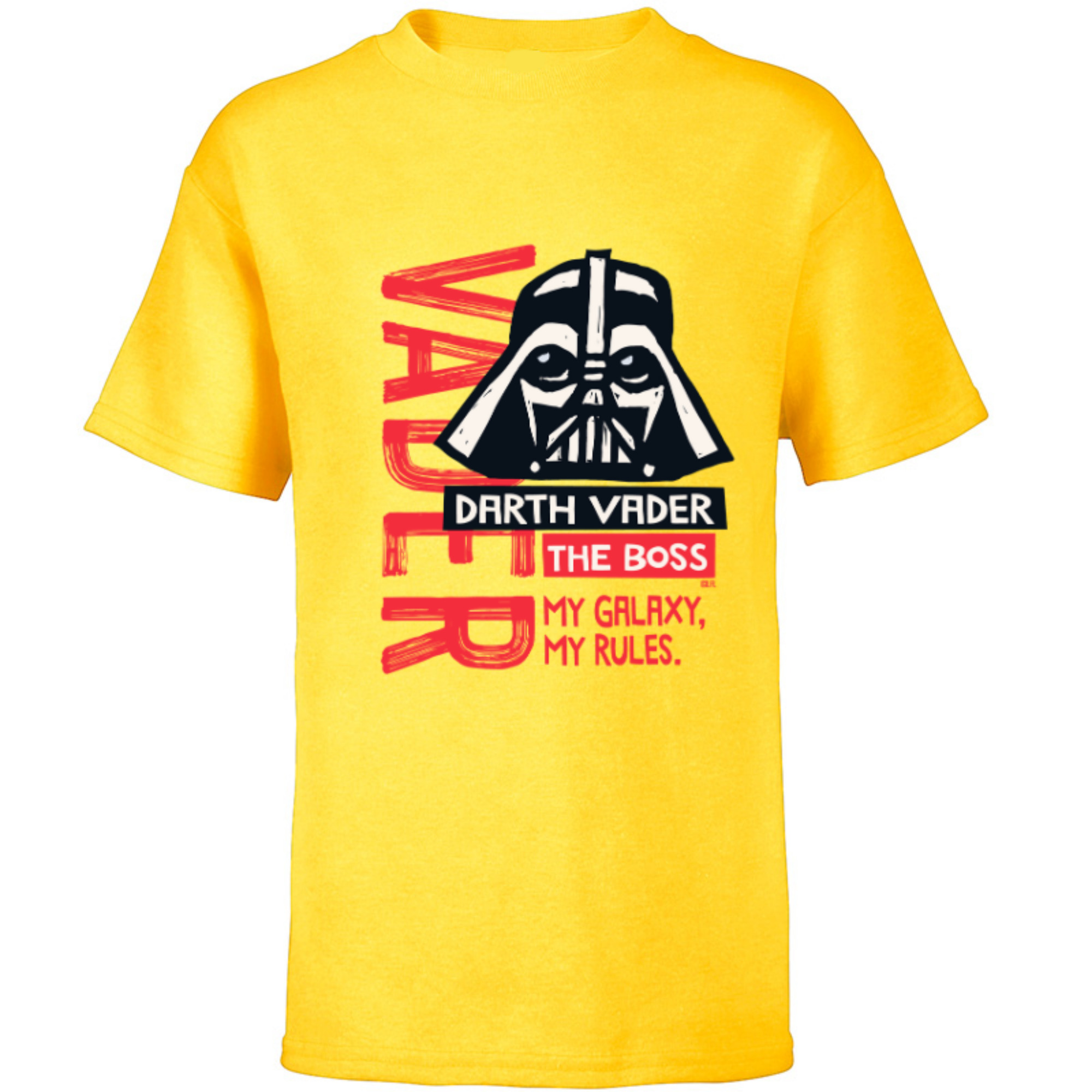 Star Wars Darth Vader The Boss My Galaxy My Rules - Short Sleeve T ...