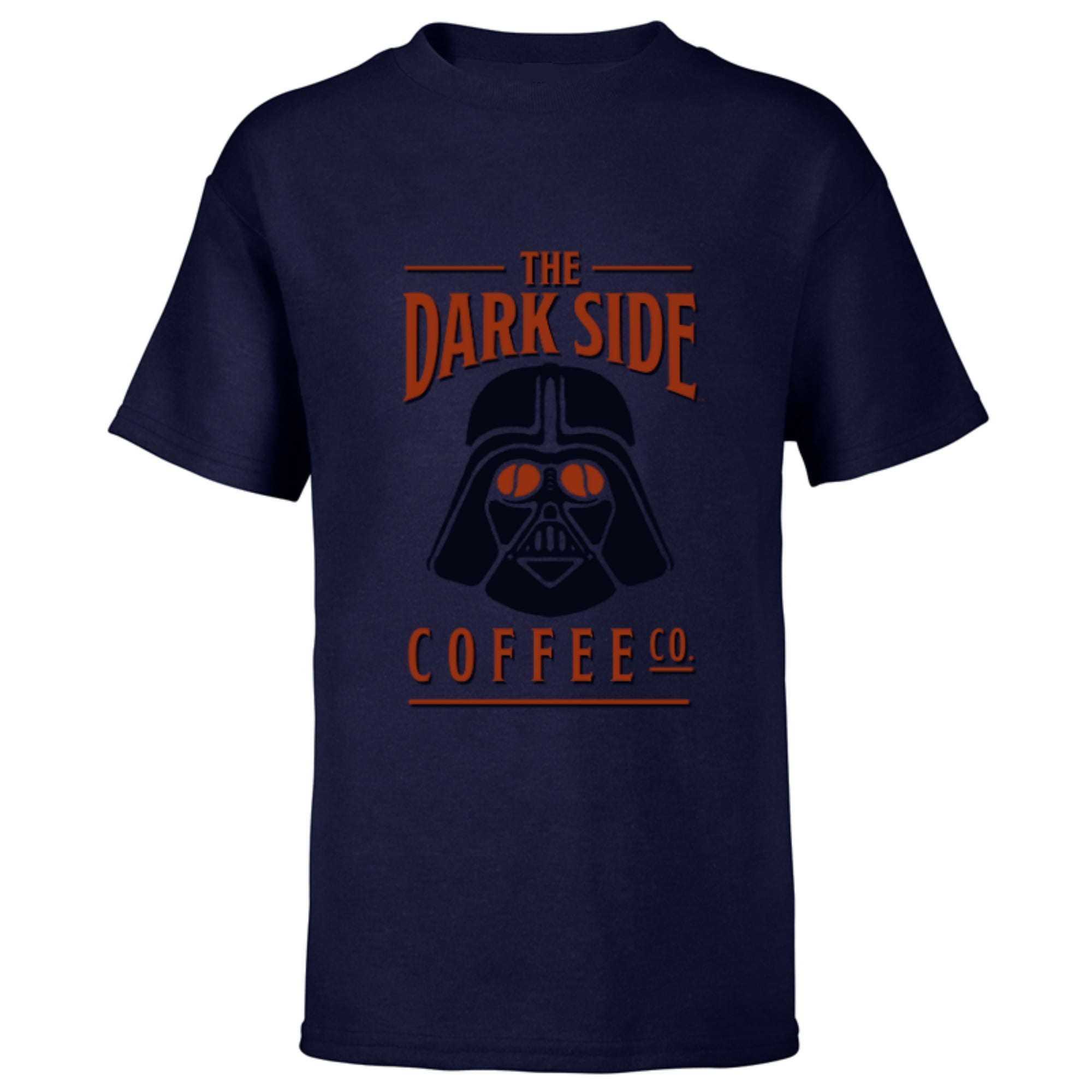 Star Wars Darth Vader The Dark Side Coffee Co Logo Funny - Short Sleeve ...