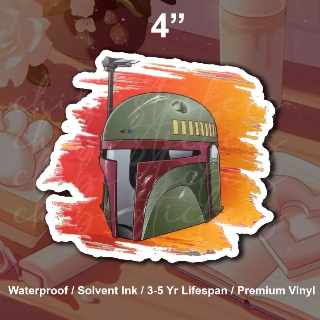 Star Wars Darth Vader Vinyl Sticker Boba Fett Storm Trooper Vinyl ...