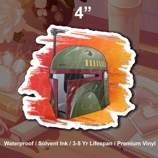 Star Wars Darth Vader Vinyl Sticker Boba Fett Storm Trooper Vinyl ...