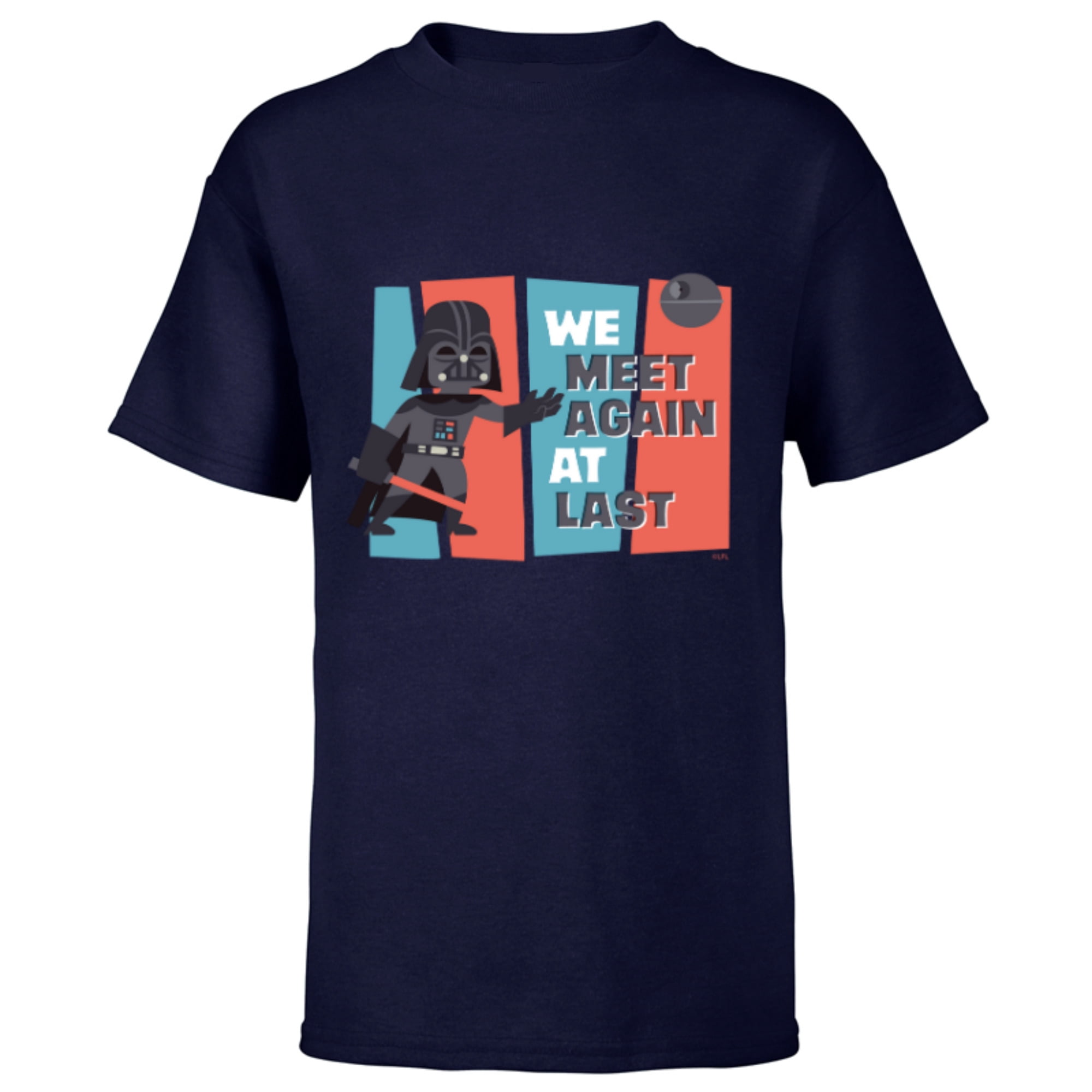 Star Wars Darth Vader We Meet Again at Last Toon Style - Short Sleeve T ...