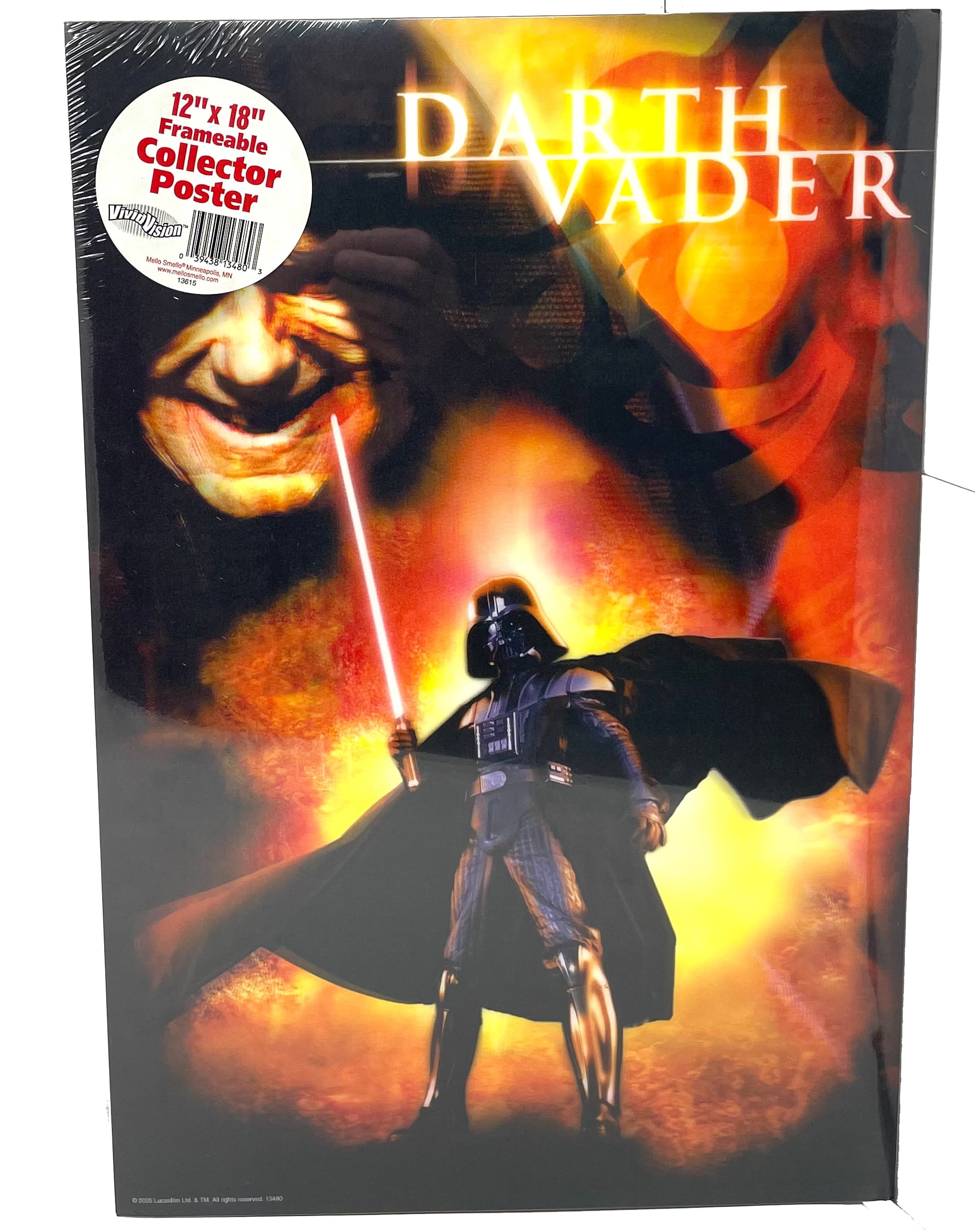 Star Wars Darth Vader and Emperor Poster 12 inch by 18 inches - Walmart.com