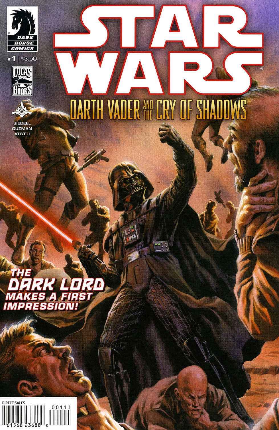 Star Wars: Darth Vader and the Cry of Shadows #1 VF ; Dark Horse Comic ...