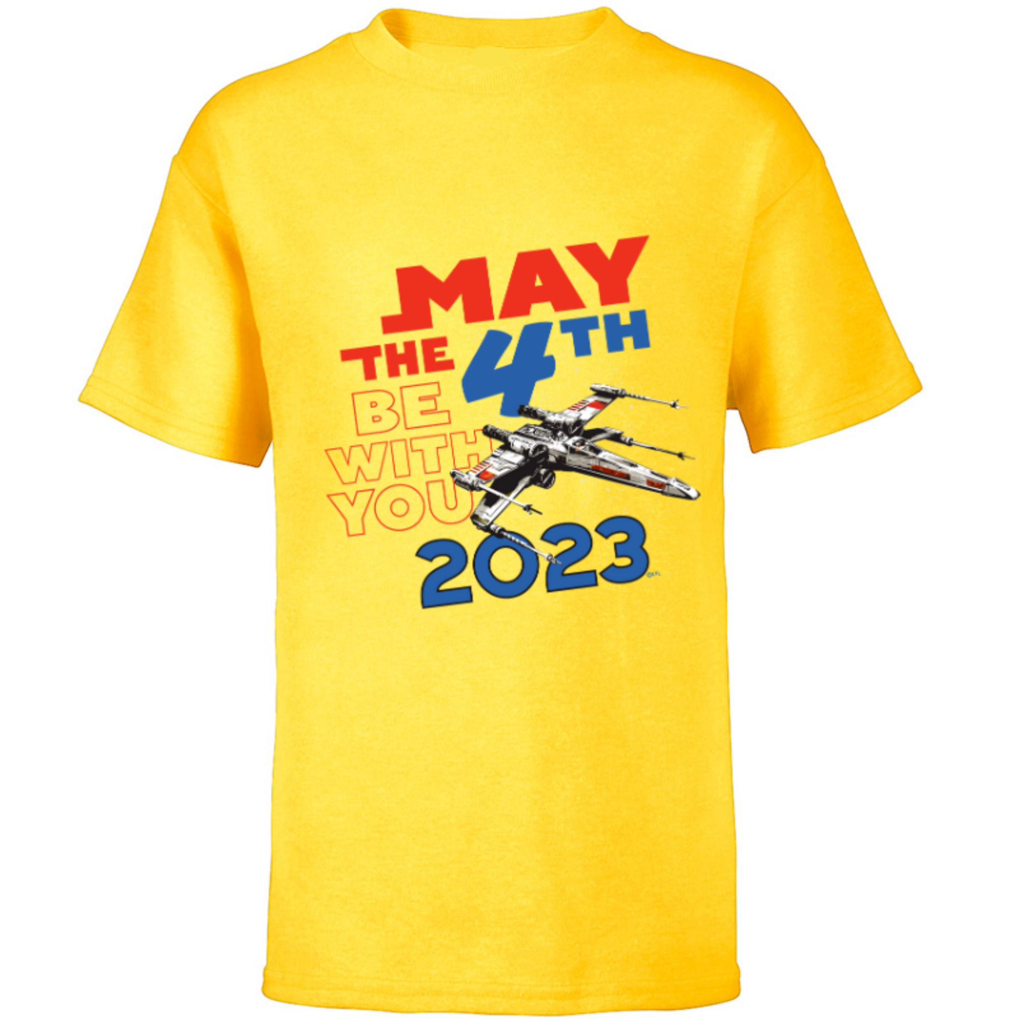Star Wars Day May the 4th Be With You 2023 X-Wing Fighter - Short ...