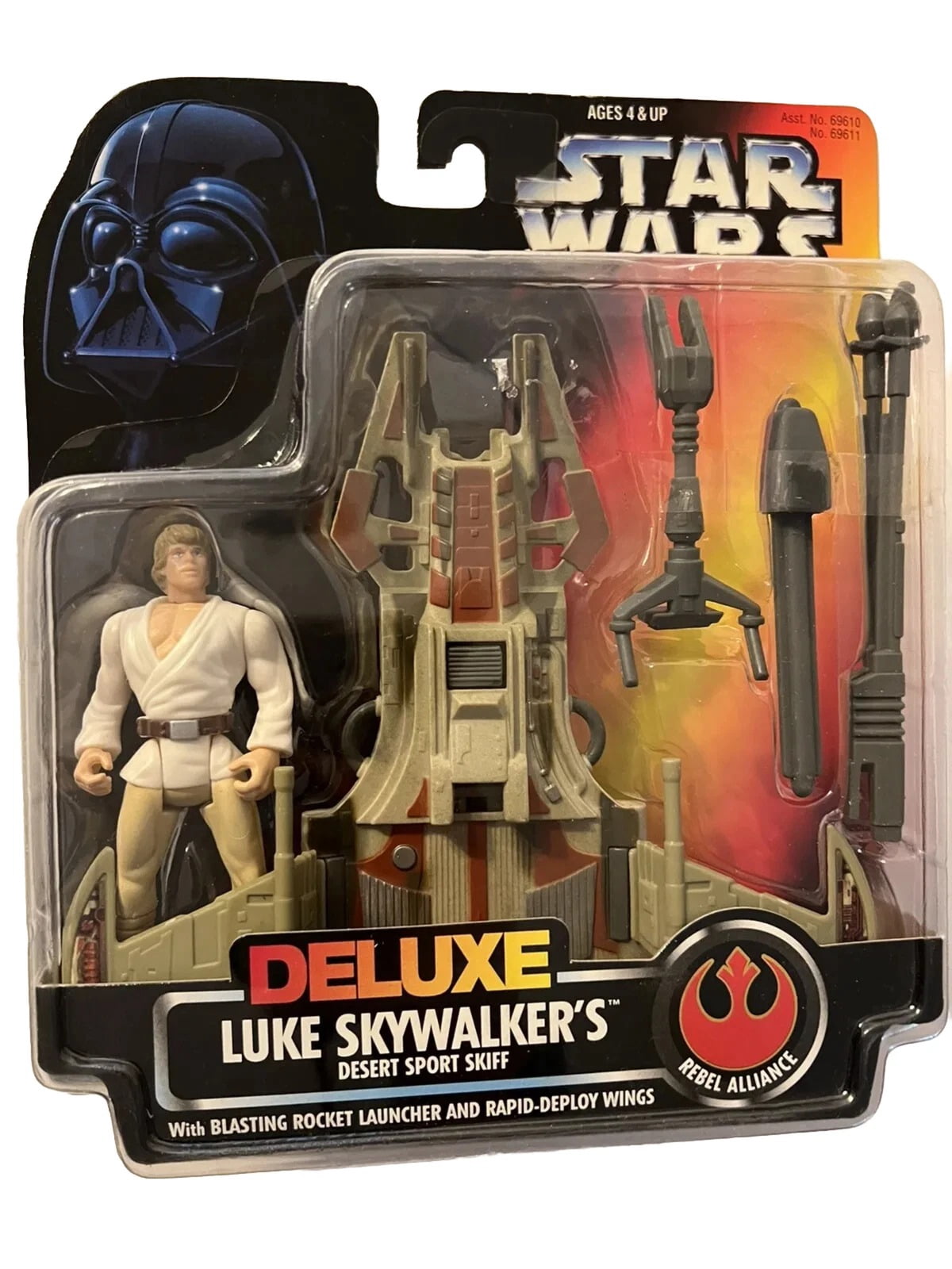 Star Wars POTF Deluxe Luke Skywalker Desert Sport Skiff 1996 Hasbro ...