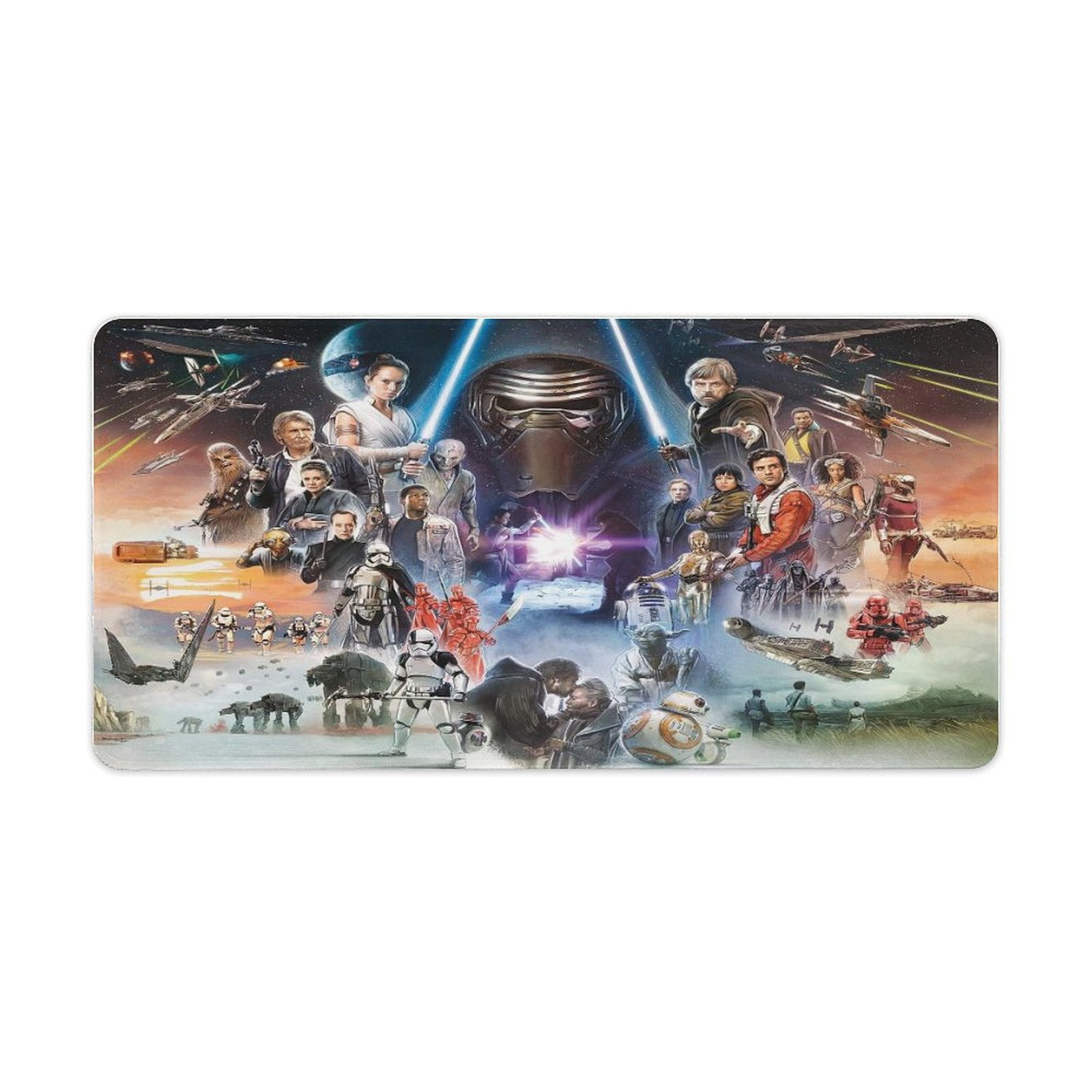 Star Wars Desk Pad Mouse Pad, Large Gaming Mouse Mat with Stitched ...