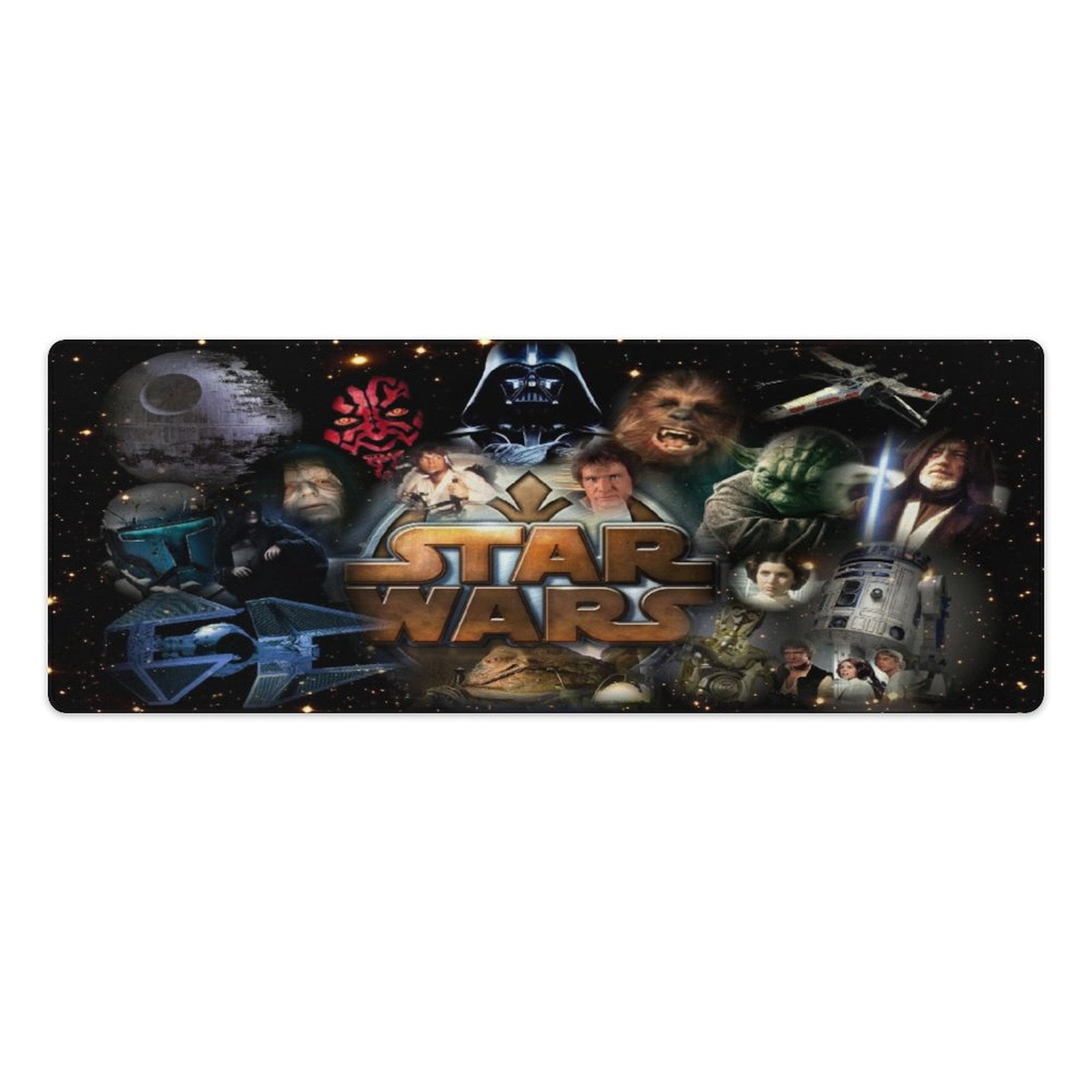 Star Wars Desk Pad Mouse Pad, Large Gaming Mouse Mat with Stitched ...