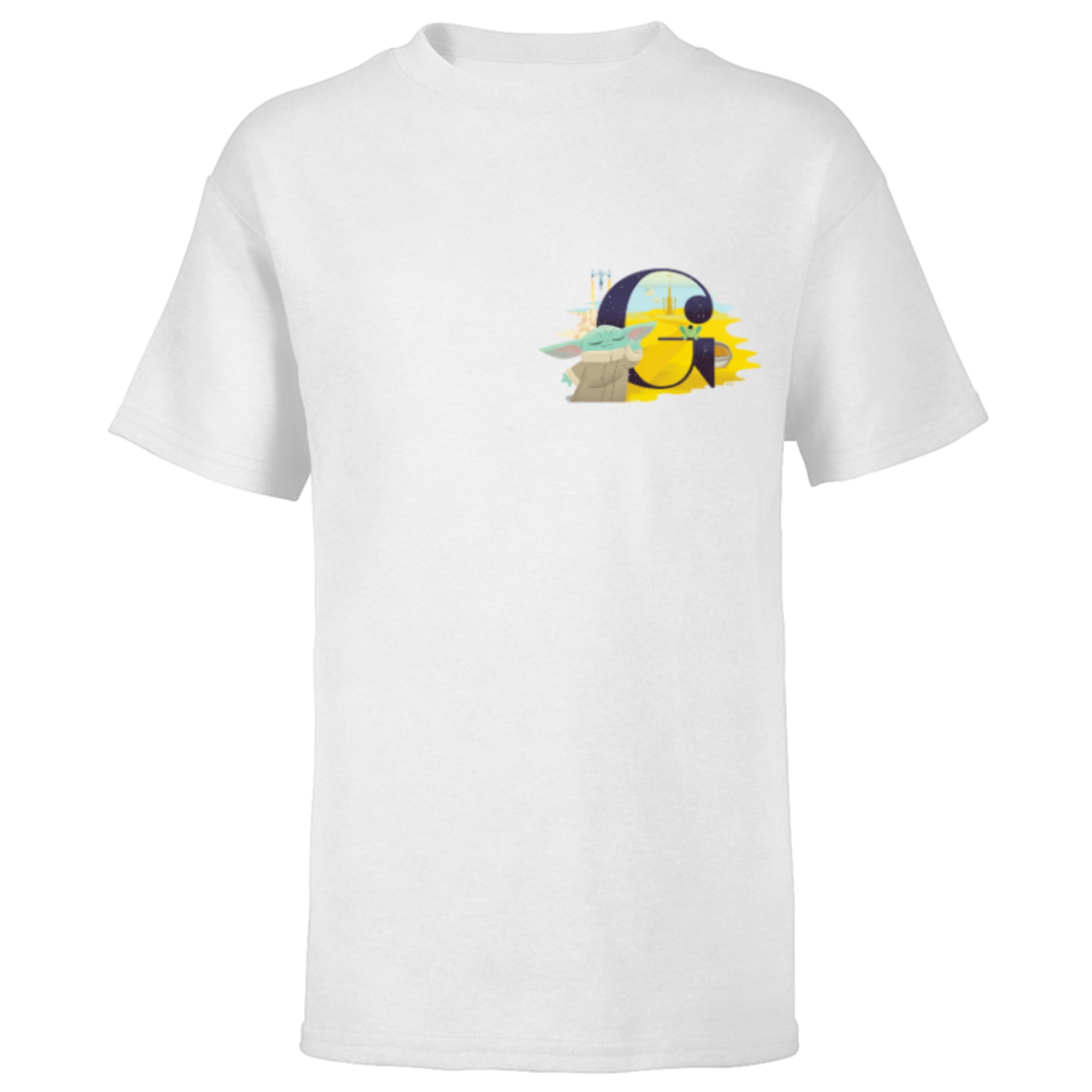 Star Wars Disney Alphabet Monogram Letter G for Grogu - Short Sleeve T ...