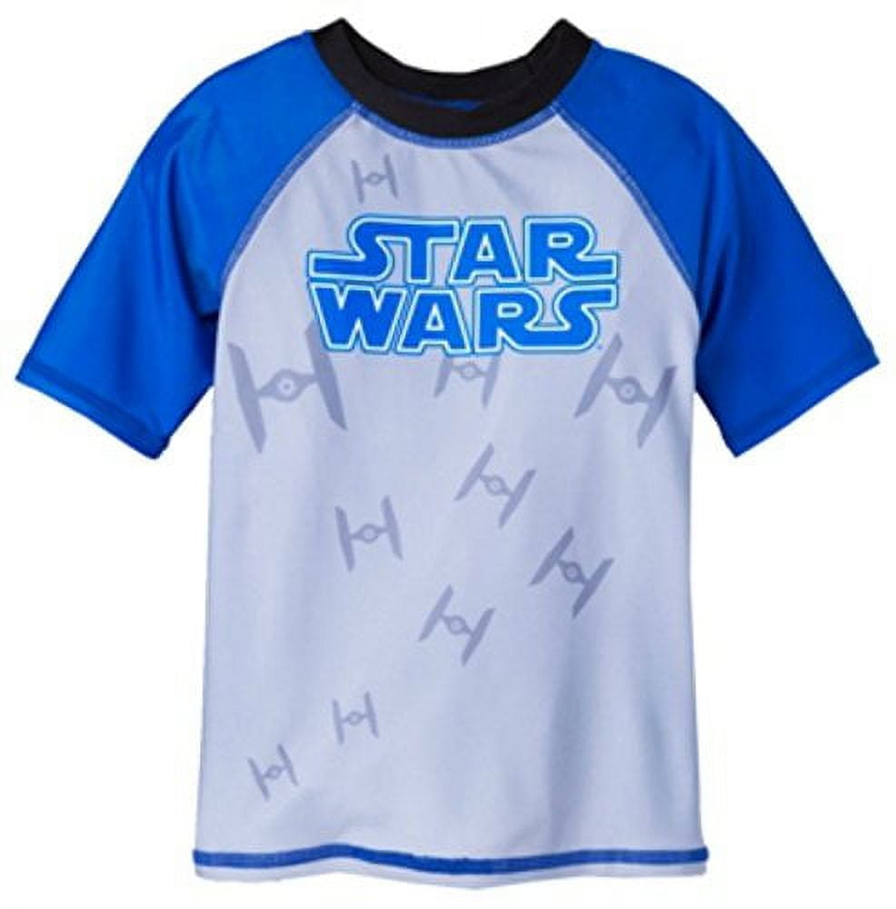 Star Wars Disney Boy's Rash Guard Blue, 4 - Walmart.com