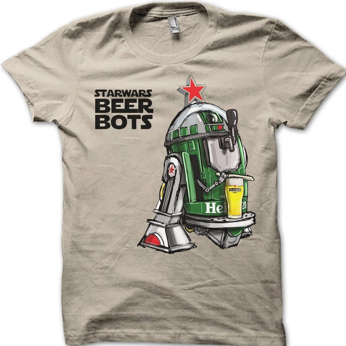 Star Wars Droids Beer T-Shirt, Droids Drink Shirt, Funny Starwars C3-Po ...