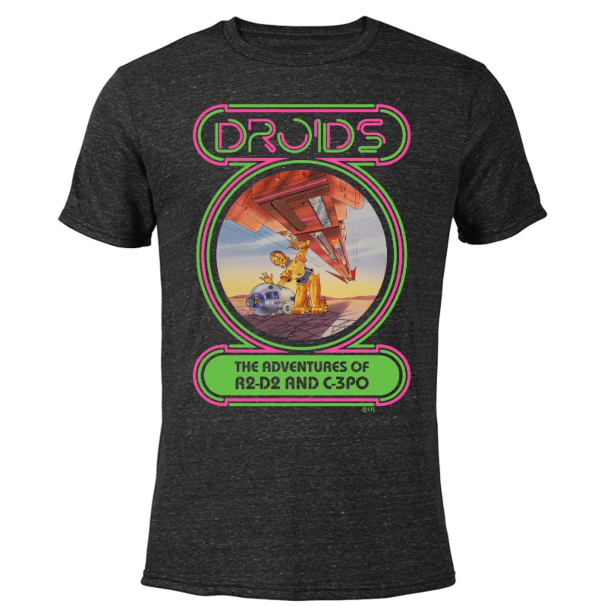 Star Wars Droids: The Adventures of R2-D2 and C-3PO Neon - Short Sleeve ...