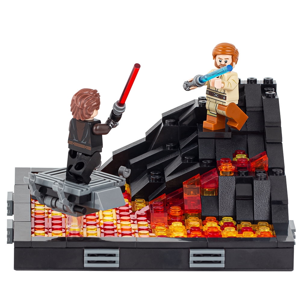 Star Wars Duel on Mustafar Anakin Skywalker and Obi-Wan Kenobi ...
