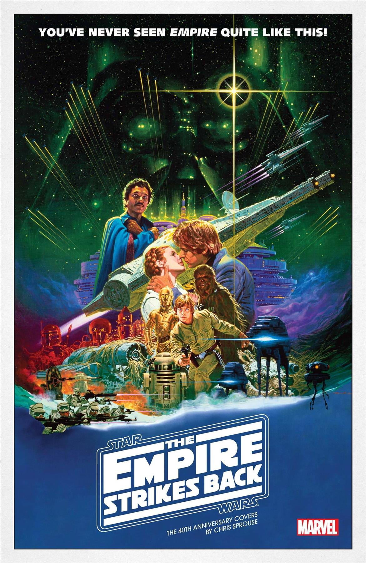 Star Wars Empire 40th Anniv Cvr Sprouse #1 Movie Poster Var Marvel ...
