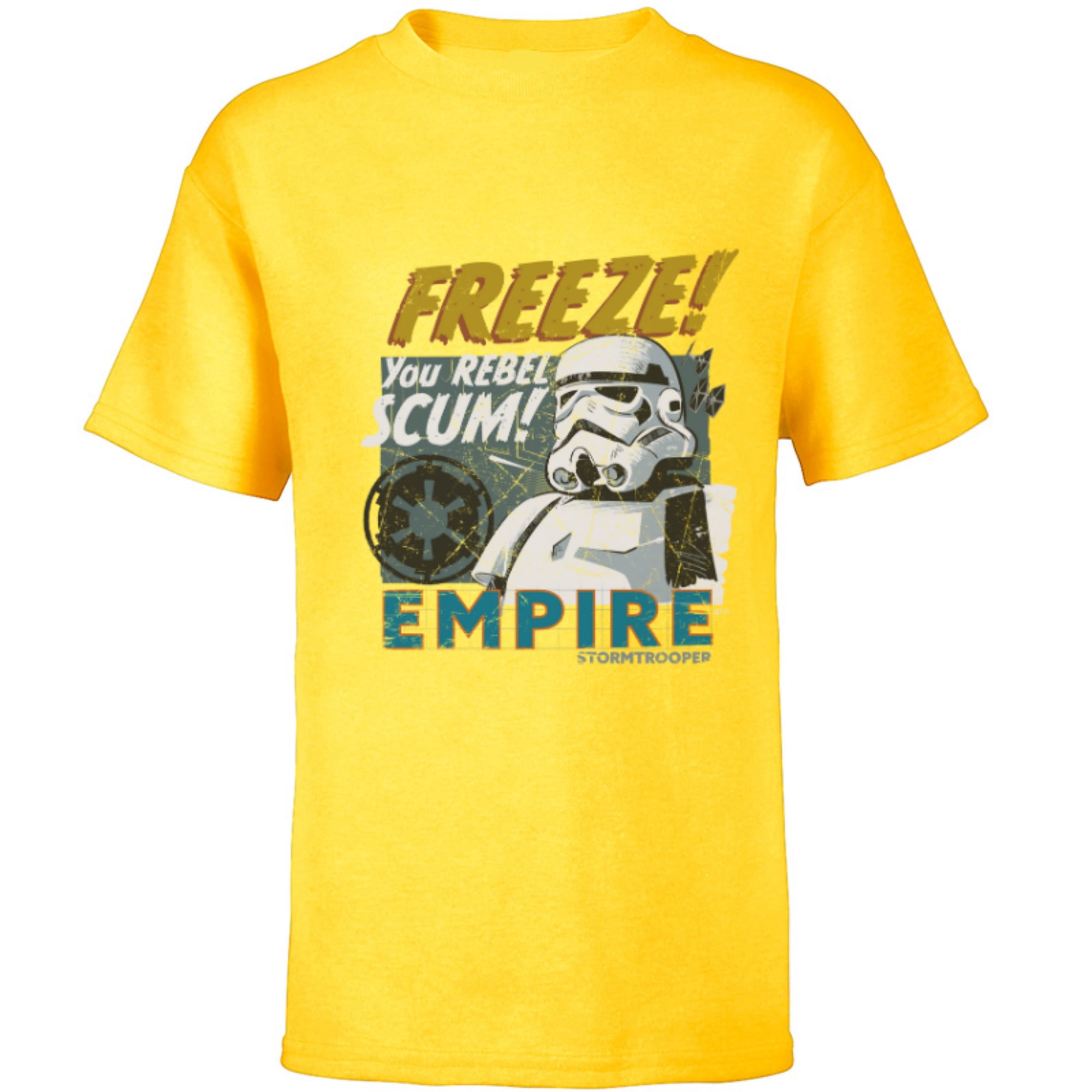 Star Wars Empire Stormtrooper Freeze You Rebel Scum! - Short Sleeve T ...