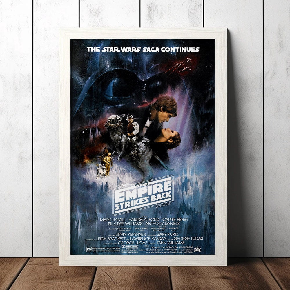 Star Wars: The Empire Strikes Back (1980) Classic Movie Poster - Film ...