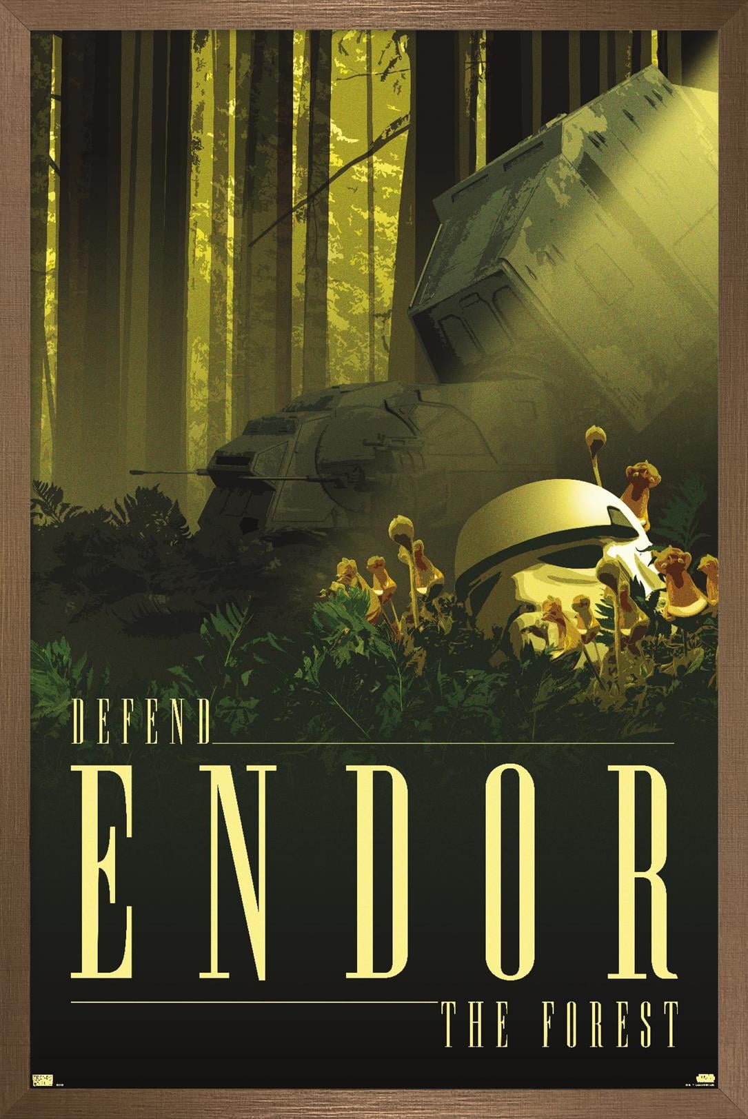Star Wars: Endor - See the Forest by Russell Walks Wall Poster, 14.725 ...