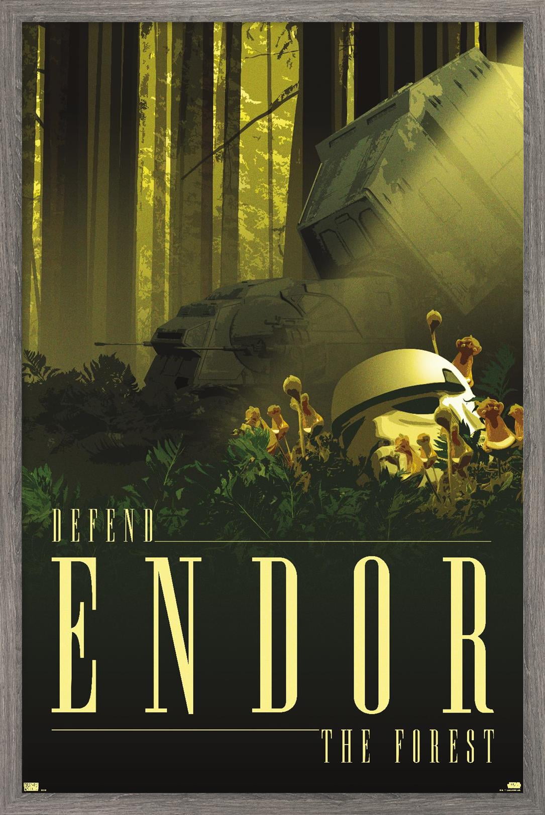 Star Wars: Endor - See the Forest by Russell Walks Wall Poster, 22.375 ...
