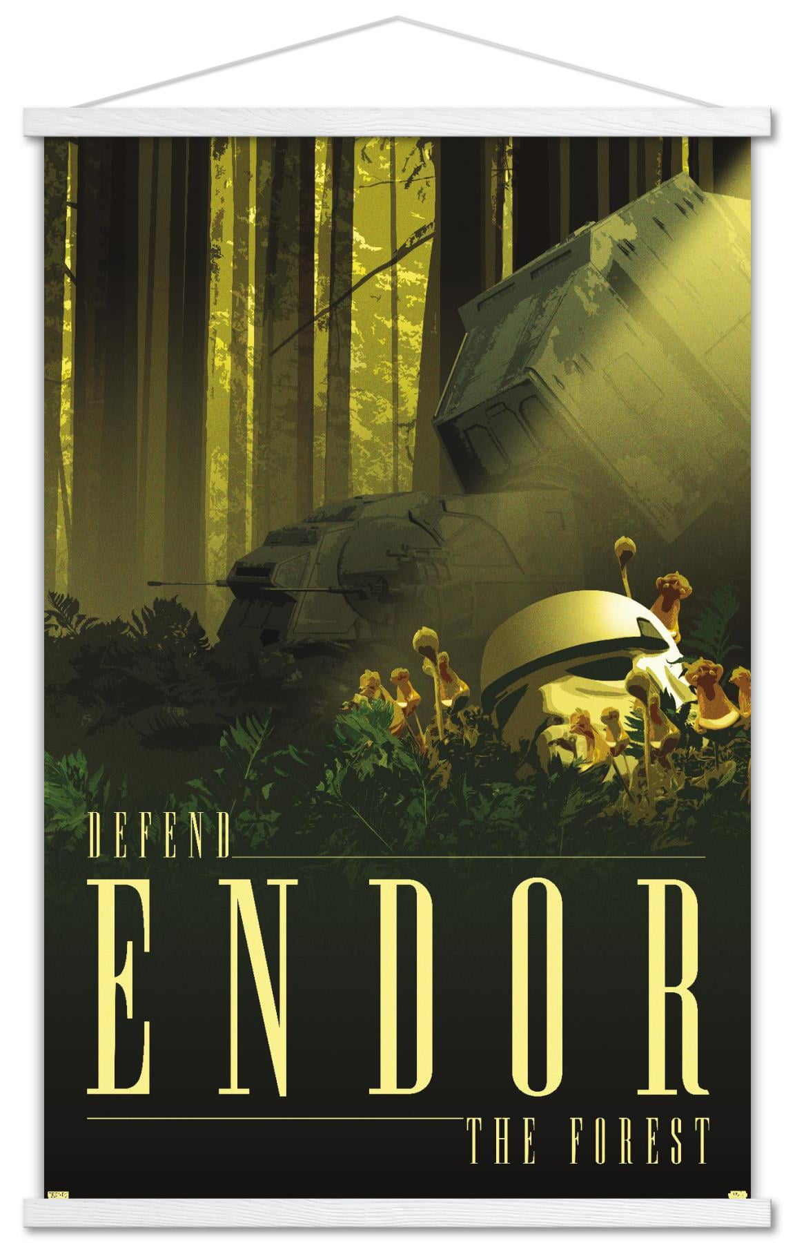 Star Wars: Endor - See the Forest by Russell Walks Wall Poster with ...