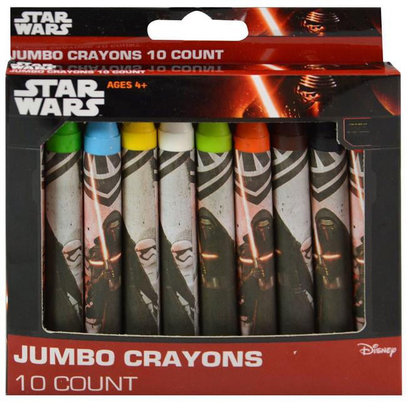 Star Wars"Ep7 Jumbo Crayon in Box (Pack of 10) - Walmart.com