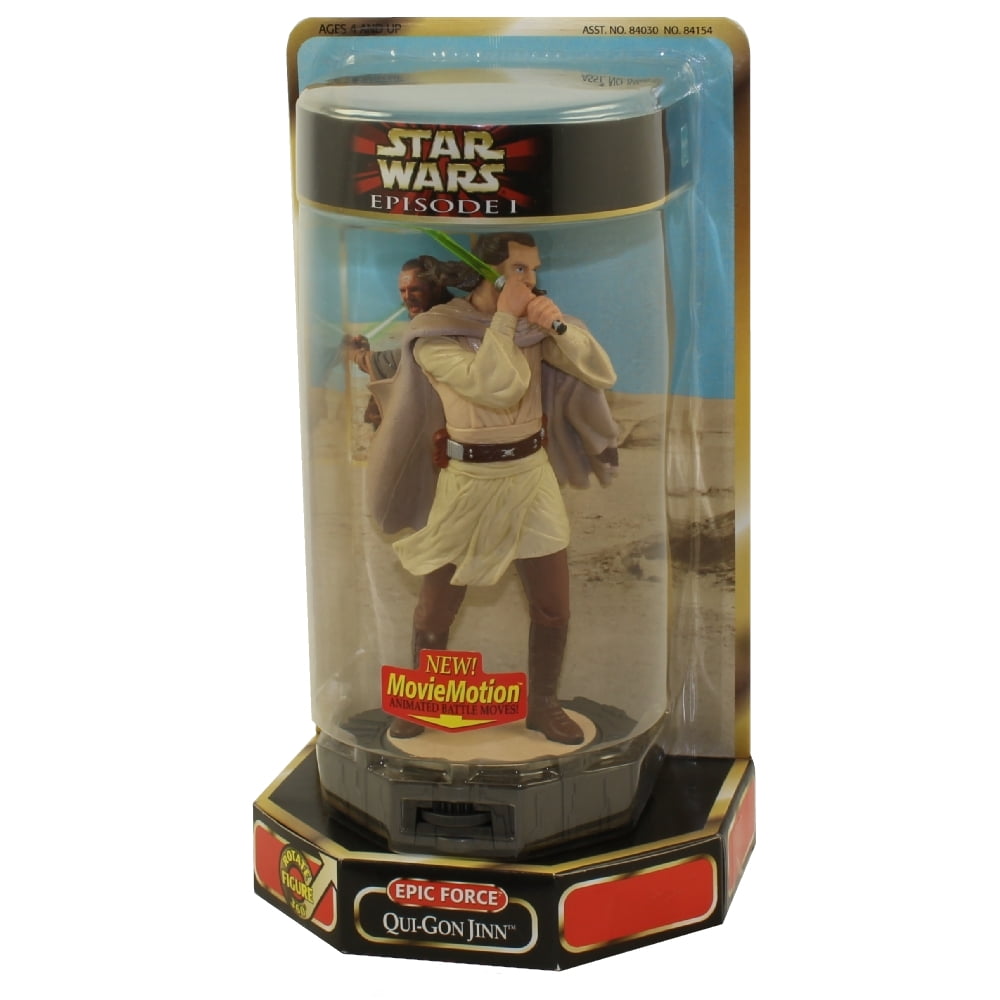 Star Wars Epic Force Action Figure Set - QUI-GON JINN (Rotates 360 ...