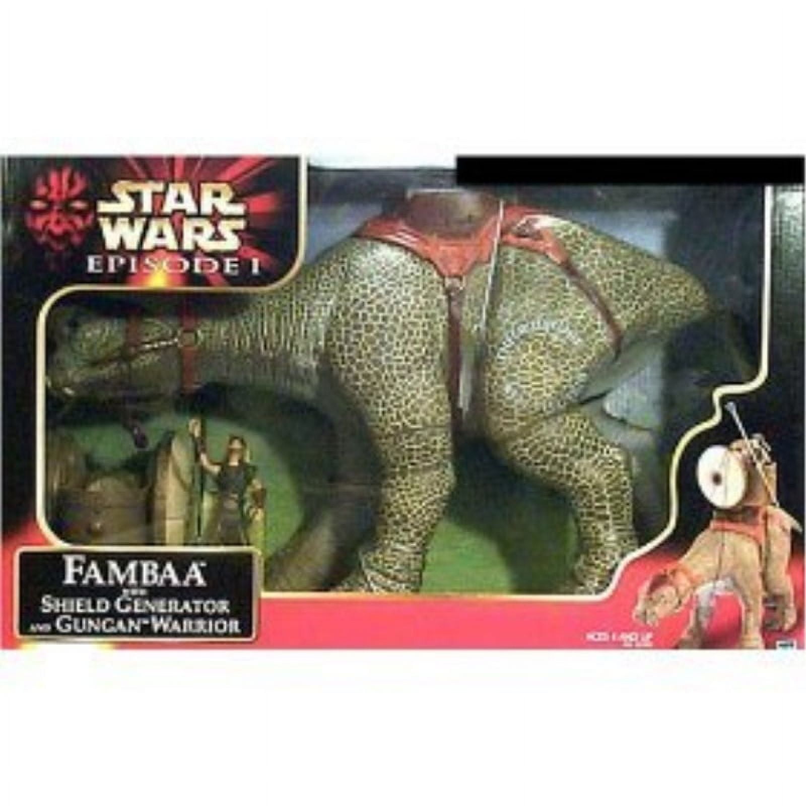 Star Wars Episode 1: Fambaa & Gungan Warrior Action Toys Figures ...