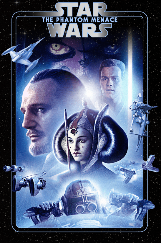 Star Wars: Episode I - The Phantom Menace (1999) 24x36 Movie Poster ...