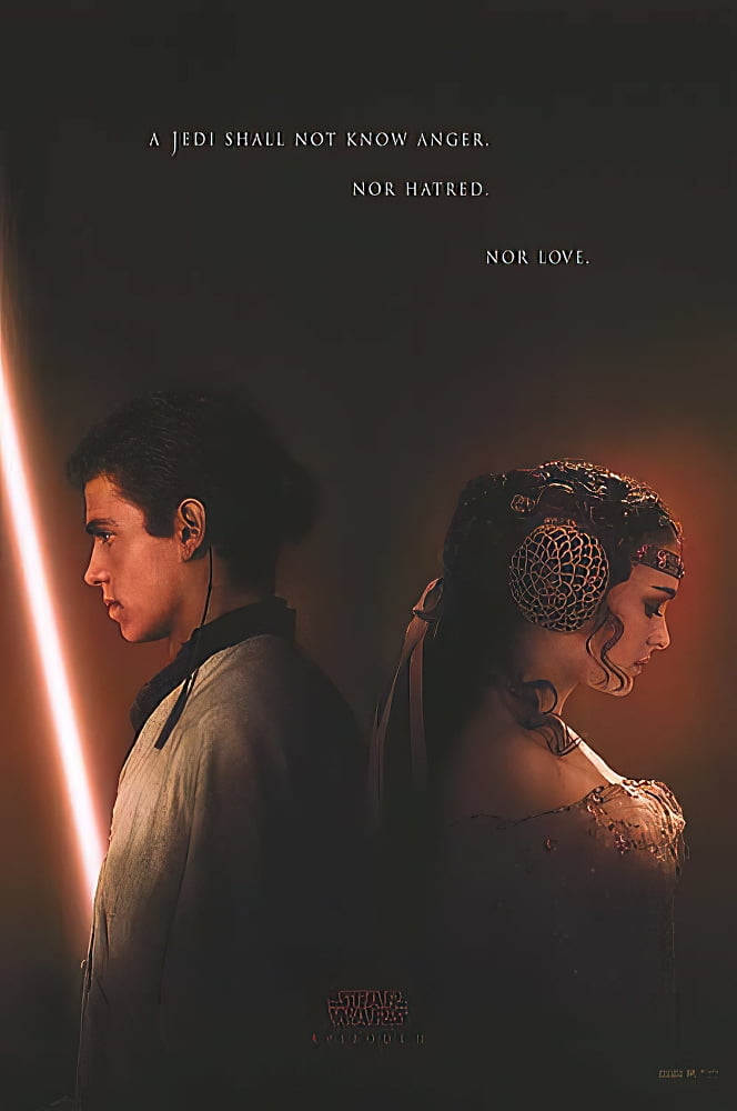 Star Wars: Episode II - Attack Of The Clones - Movie Poster / Print ...