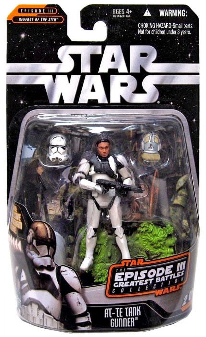 Star Wars Episode III Greatest Battles 2006 AT-TE Gunner Action Figure ...