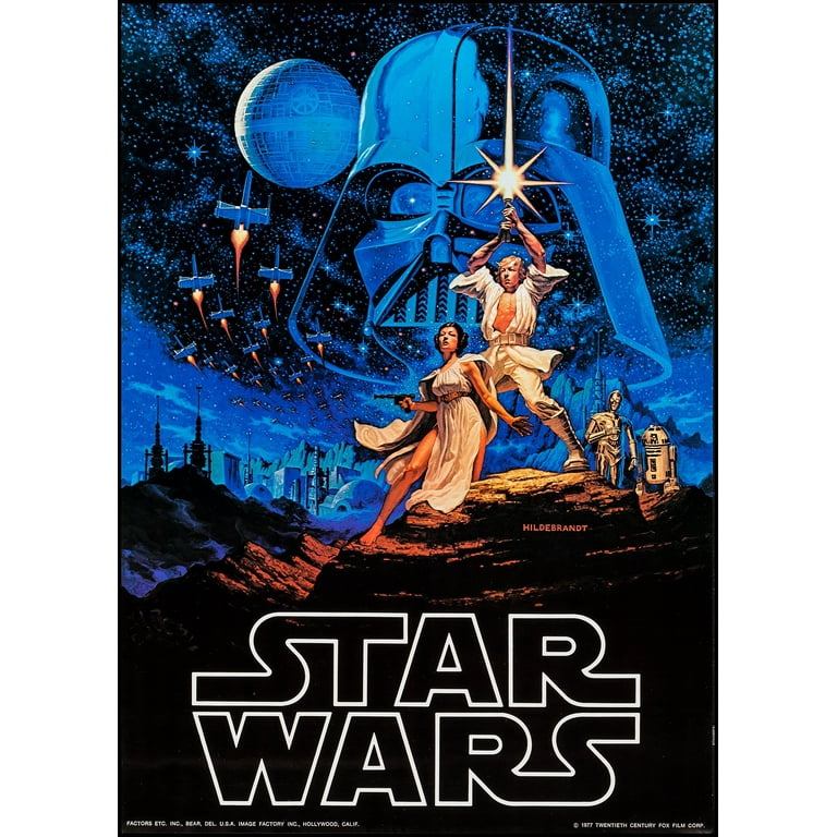Star Wars Episode 4 Movie Poster Star Wars: A New Hope Strelka