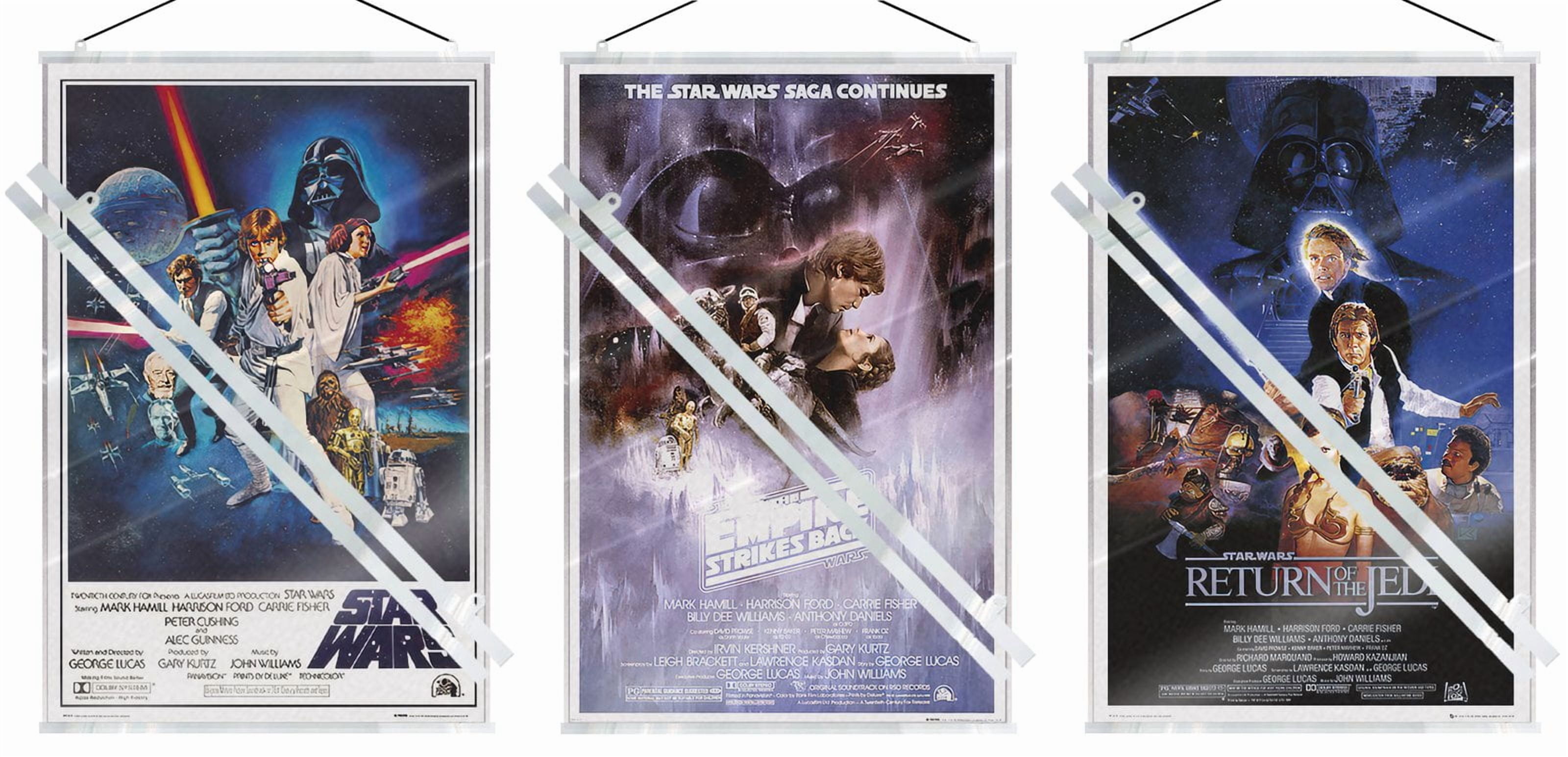 Star Wars: Episode IV, V & VI - 3 Piece Movie Poster Set (Reguar Styles ...
