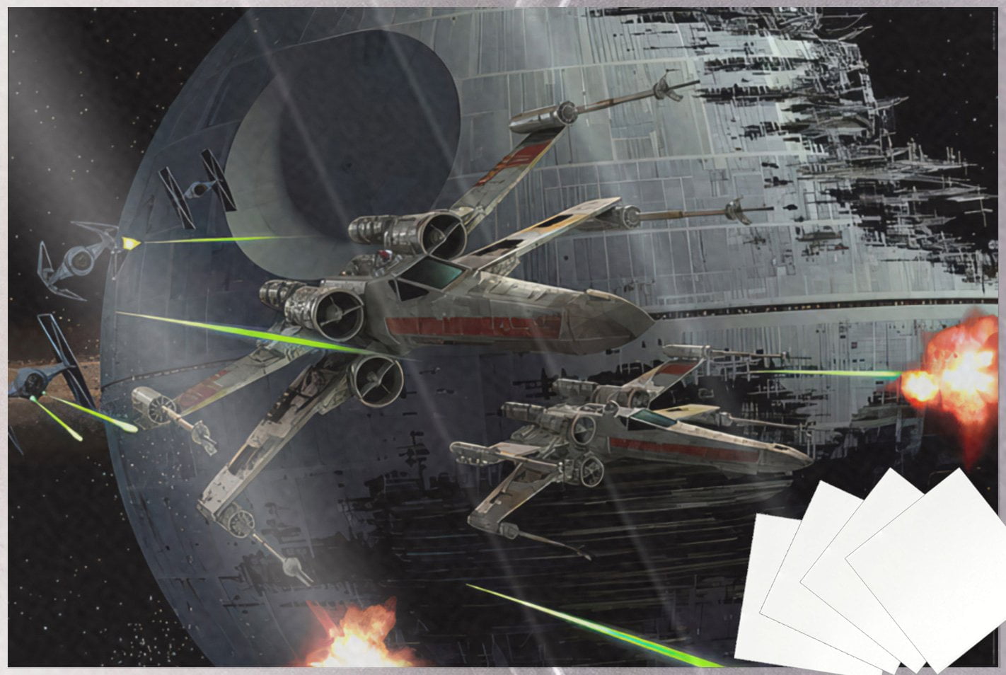 Star Wars: Episode VI - Return of The Jedi - Movie Poster (Space Battle ...