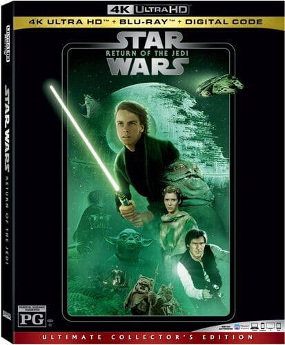 Star Wars: Return of the Jedi 4K Ultra HD + Blu-ray + Digital Code ...