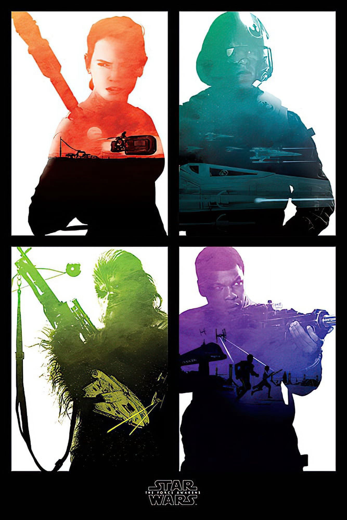 Star Wars: Episode VII - The Force Awakens - Movie Poster / Print ...