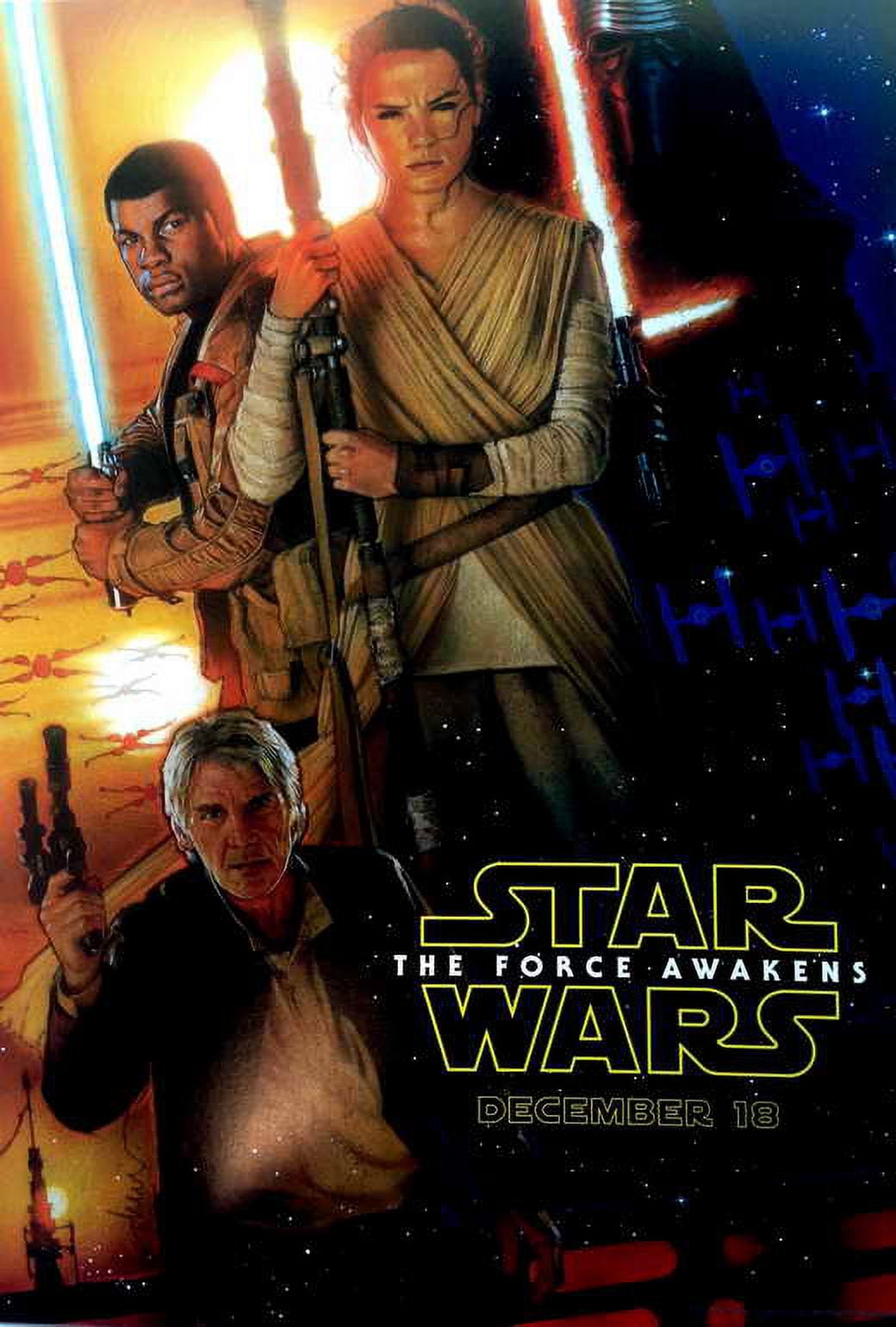 Star Wars: Episode VII - The Force Awakens - Movie Poster (Style D) (27 ...