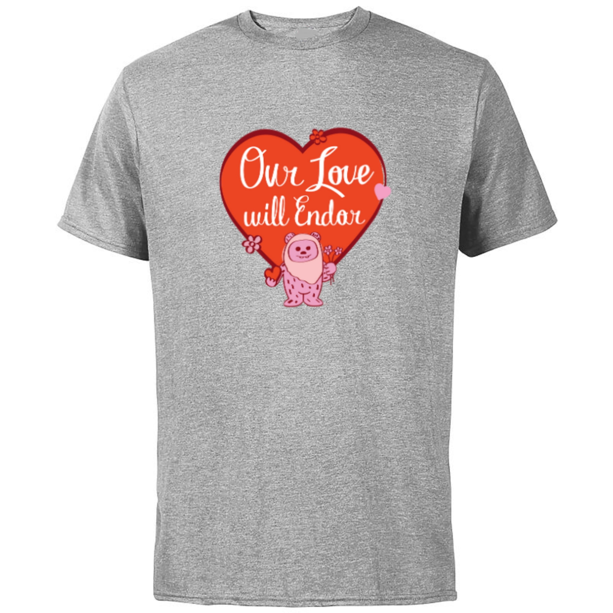 Star Wars Ewok Wicket Our Love Will Endor Valentine’s Day - Short ...