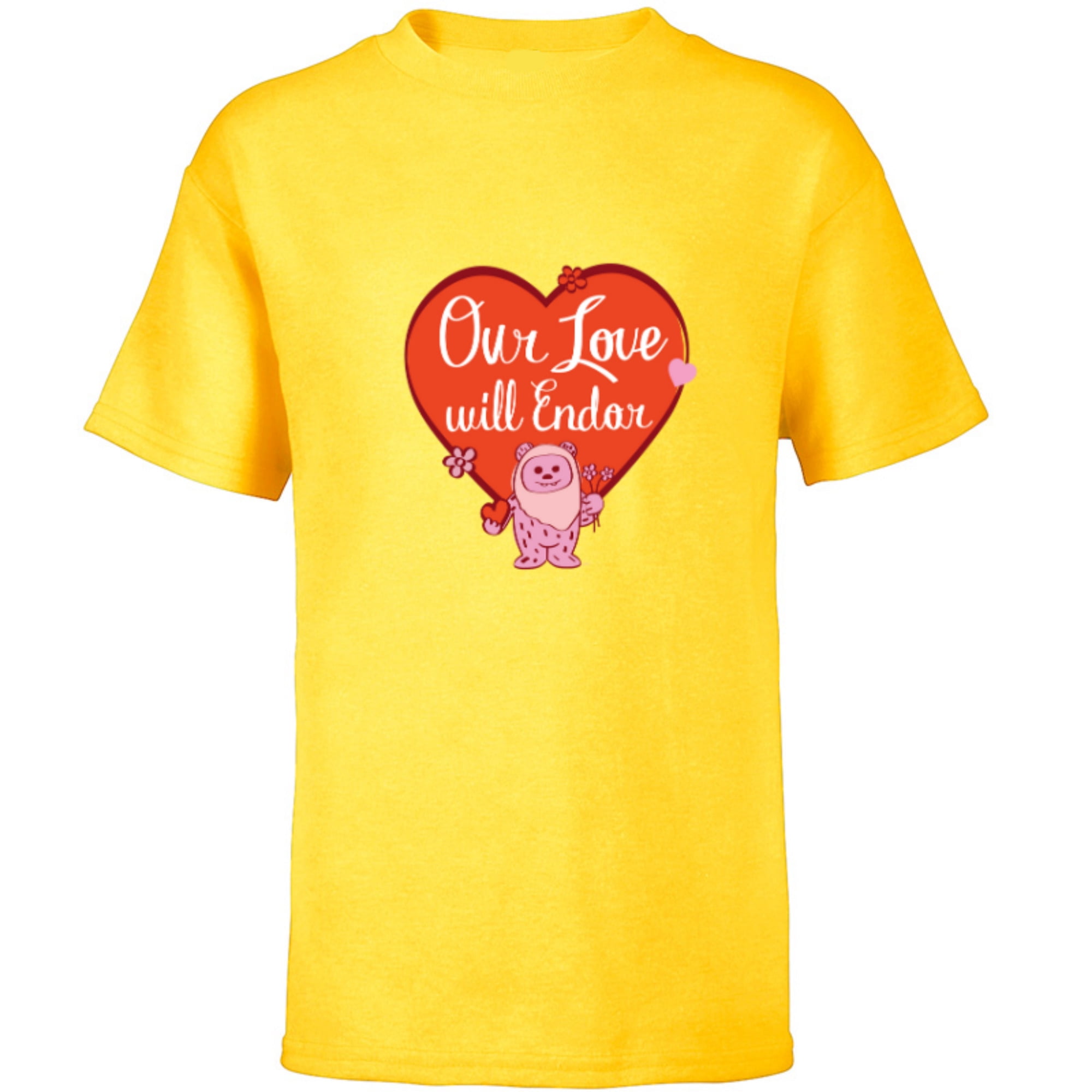 Star Wars Ewok Wicket Our Love Will Endor Valentine’s Day - Short ...