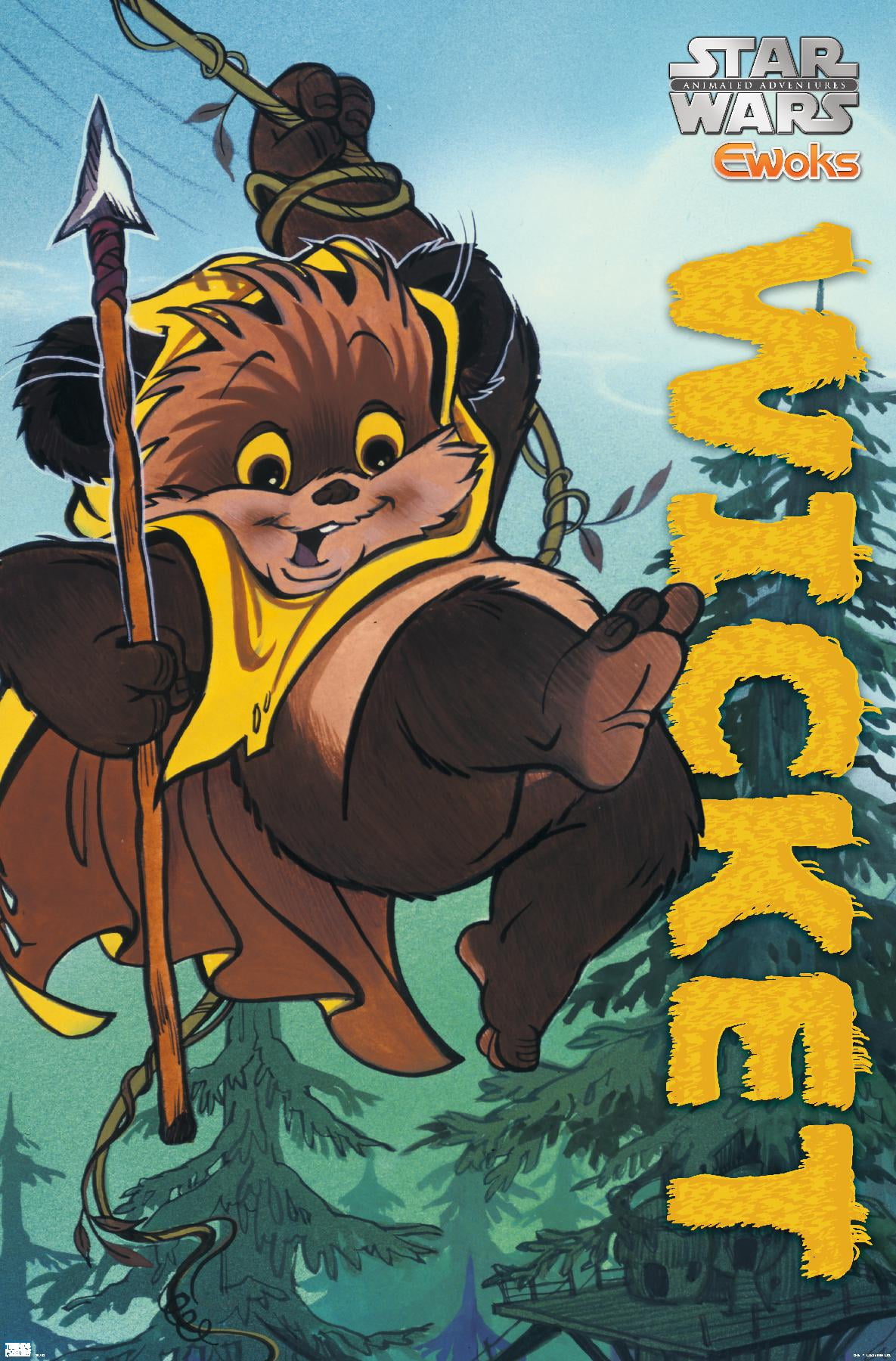 Star Wars: Ewoks - Wicket Wall Poster, 14.725" x 22.375" - Walmart.com