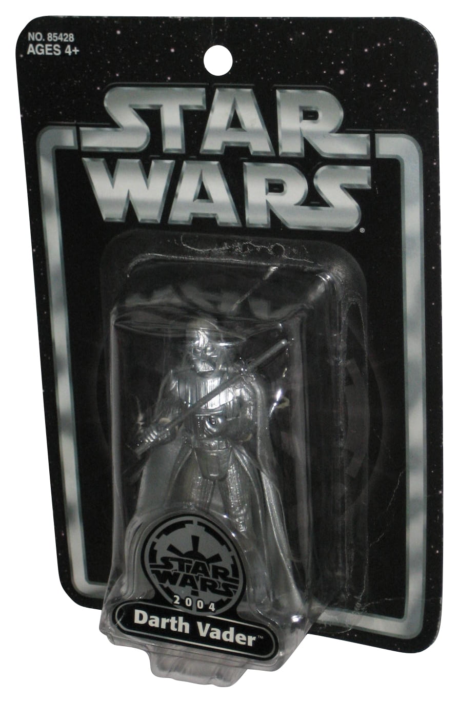 Star Wars Exclusive Silver Darth Vader Silver (2004) Hasbro Action ...