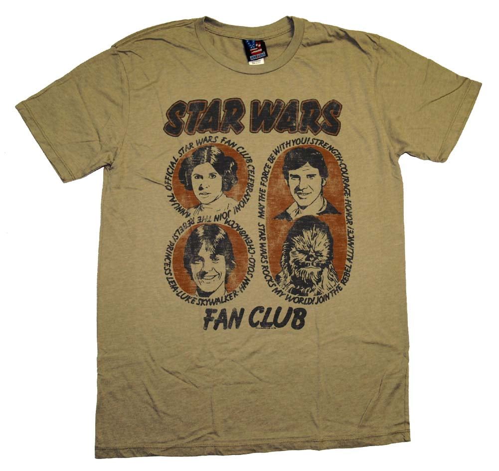 Star Wars Fan Club Men's T-Shirt by Junk Food, X-Large - Walmart.com