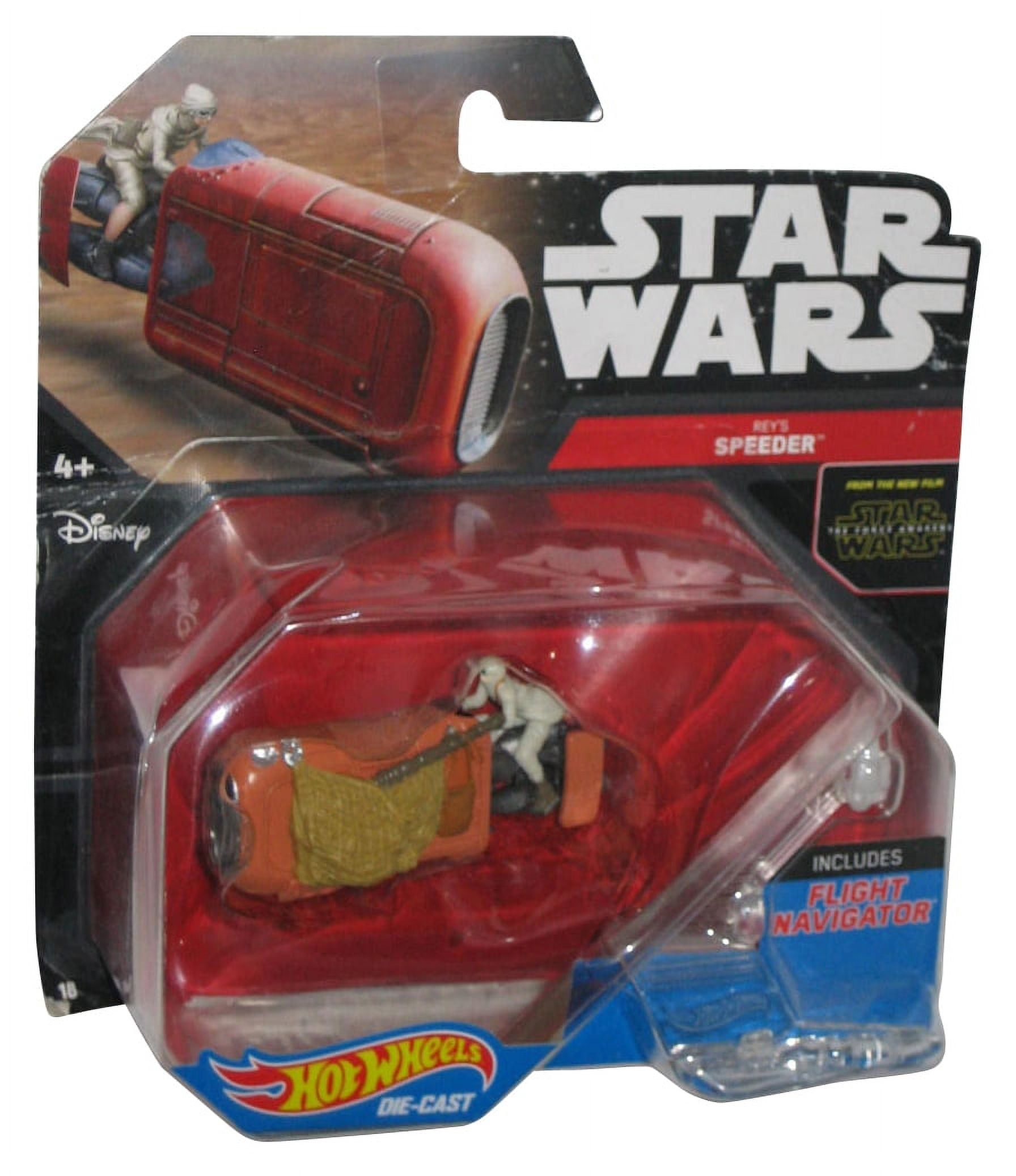 Star Wars Force Awakens Hot Wheels (2015) Rey's Speeder Starships Toy ...