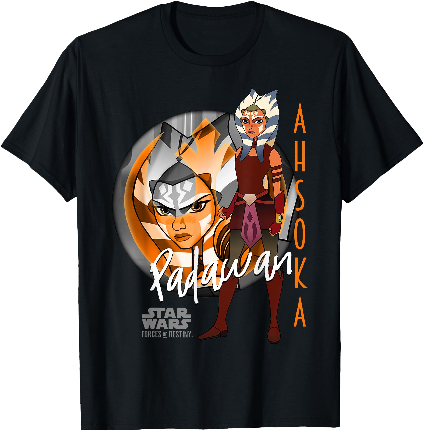 Star Wars Forces of Destiny Ahsoka Padawan Graphic T-Shirt T-Shirt ...