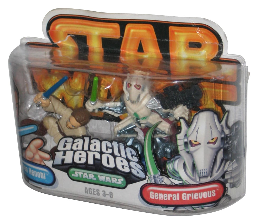 Star Wars Galactic Heroes (2005) Obi-Wan Kenobi & General Grievous ...