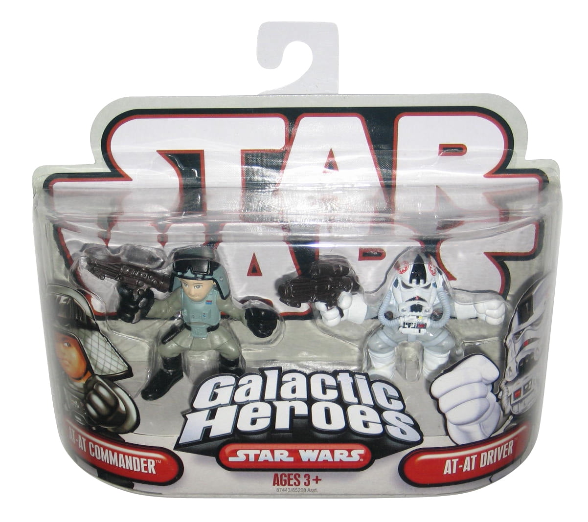Star Wars Galactic Heroes AT-AT Commander & Driver Figure Set - Walmart.com
