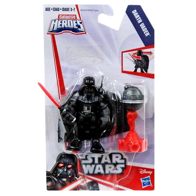 Star Wars Galactic Heroes Darth Vader Mini Figure - Walmart.com