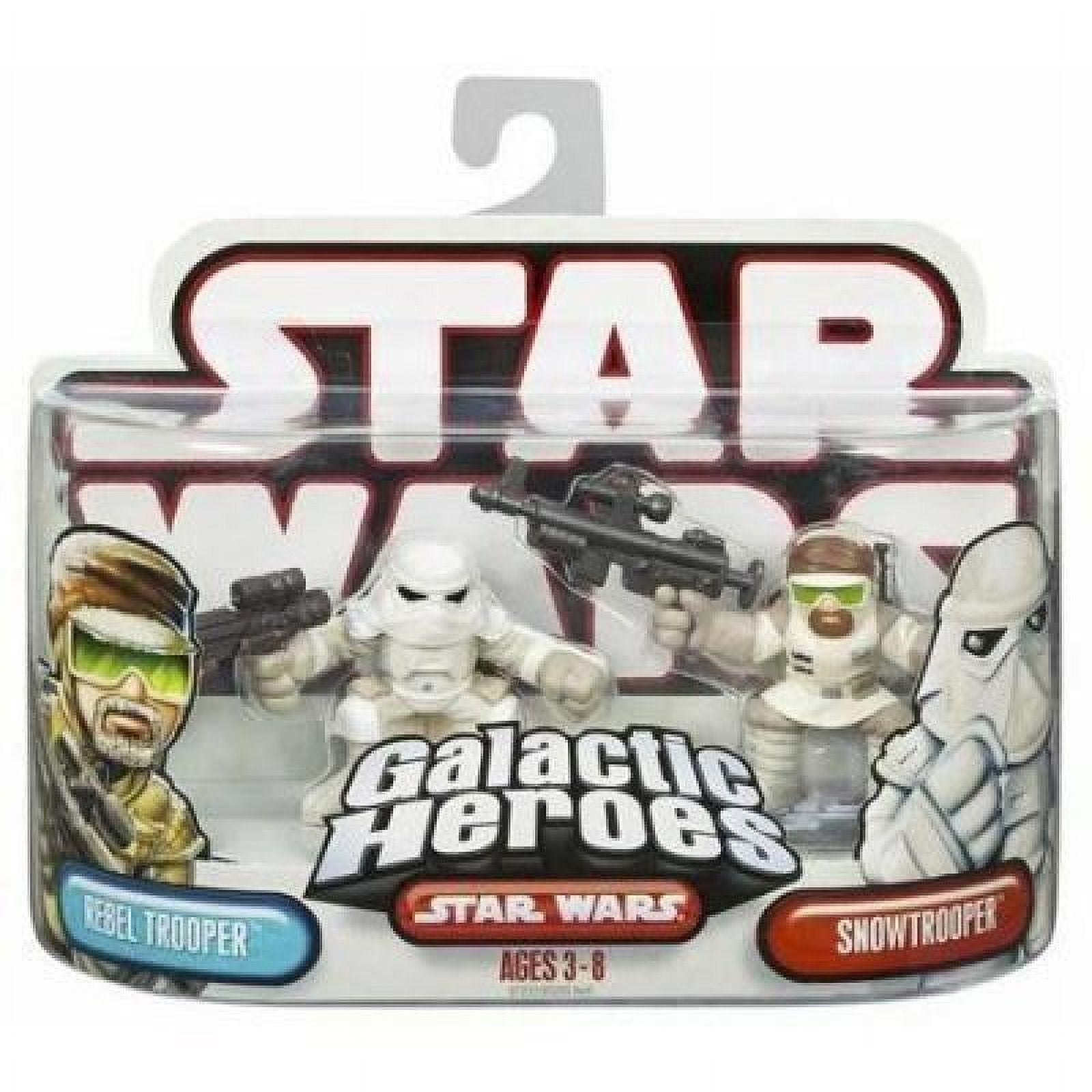Star Wars Galactic Heroes Figure 2 Pack: Snowtrooper & Rebel Trooper ...