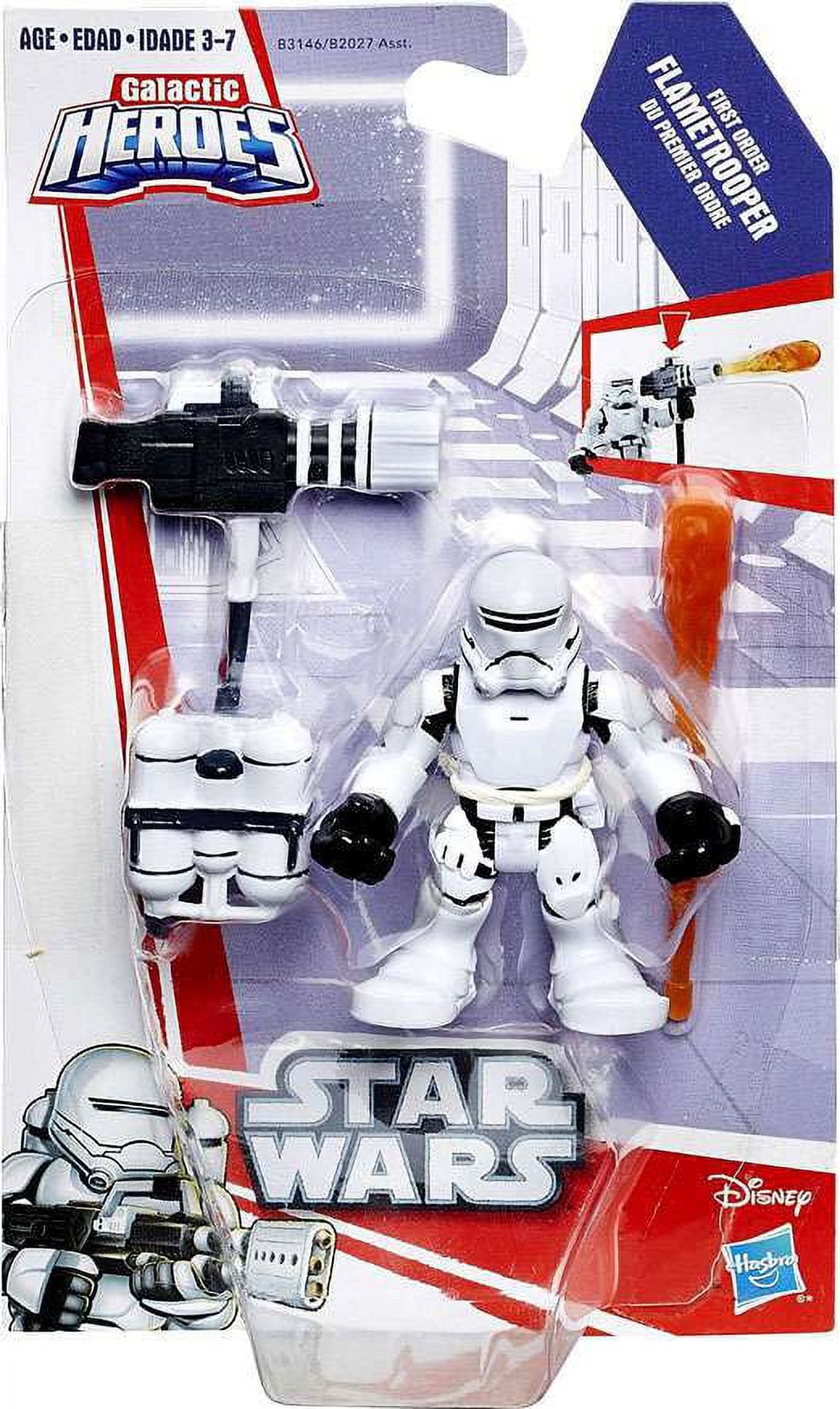Star Wars Galactic Heroes First Order Flametrooper Mini Figure ...