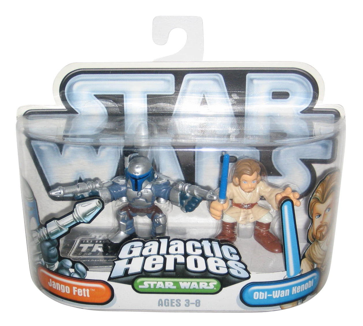 Star Wars Galactic Heroes Jango Fett & Obi-Wan Kenobi - Walmart.com