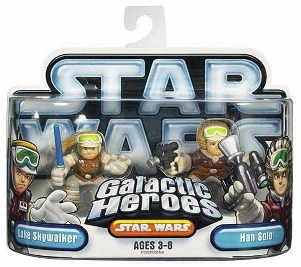 Star Wars Galactic Heros Luke Skywalker & Han Solo - Walmart.com