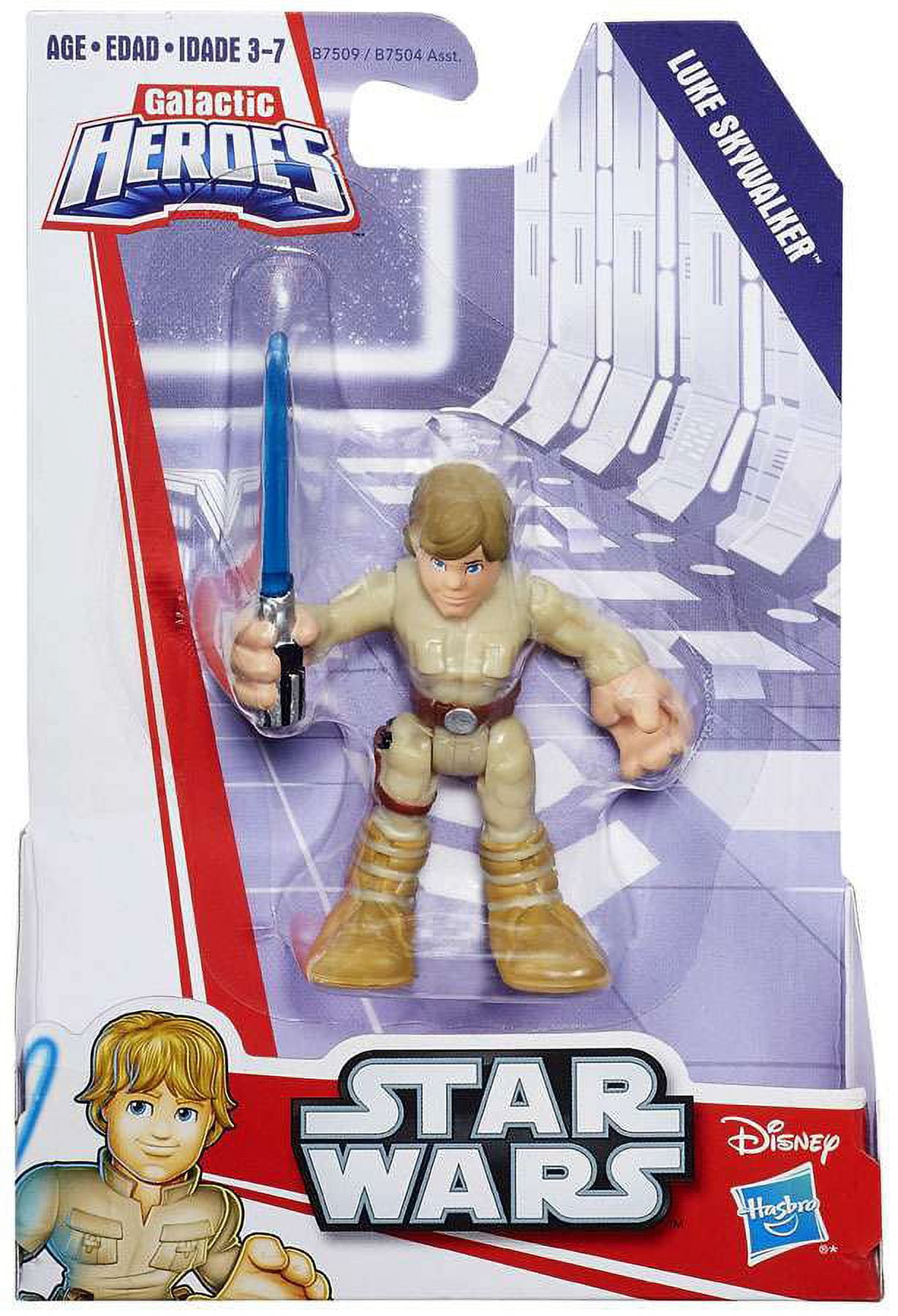Star Wars Galactic Heroes Luke Skywalker Mini Figure [Bespin] - Walmart.com
